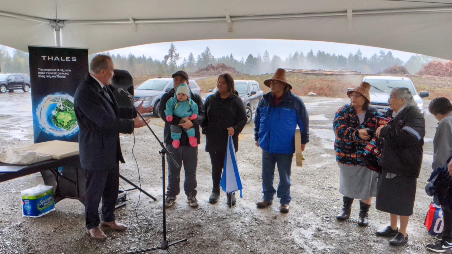 New Thales West-Coast Canadian Operations Centre Land Blessing Ceremony ...