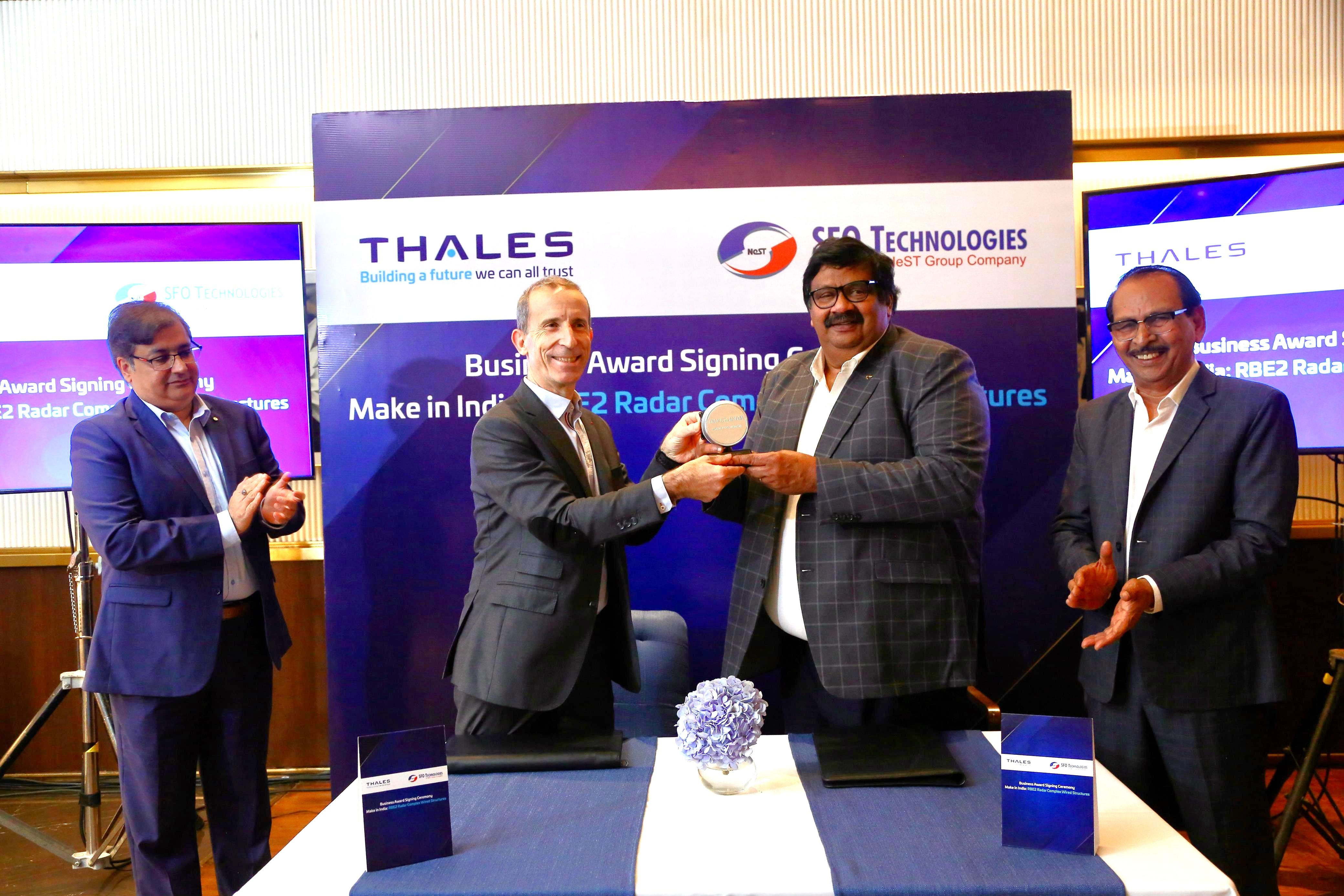 Thales awards SFO Technologies RBE2 radar wired structures contract for ...